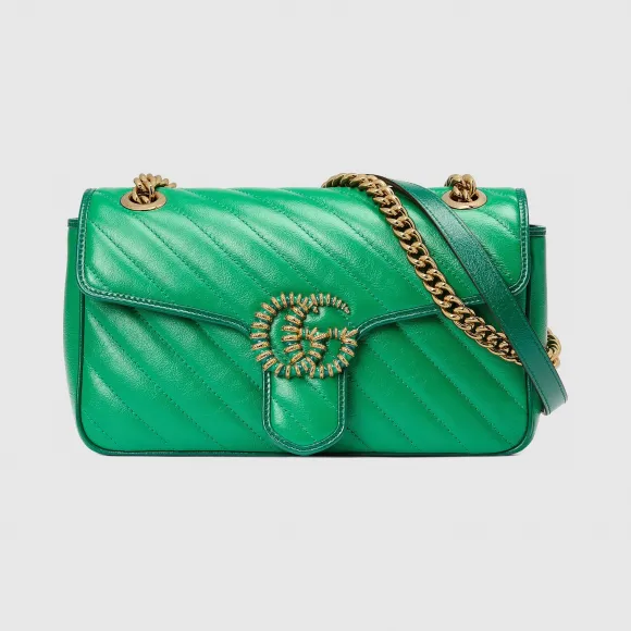 古驰/Gucci GG Marmont系列小号肩背包 443497-1X5EG-3862-小迈步海淘品牌官网