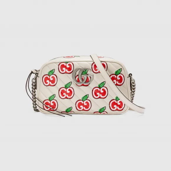 古驰/Gucci 七夕情人节特别款GG Marmont系列小号肩背包 447632-1W9AN-9086-小迈步海淘品牌官网