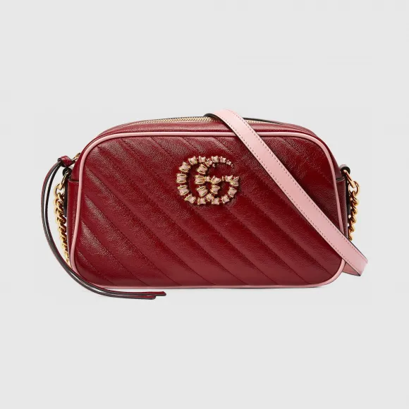 古驰/Gucci GG Marmont系列小号肩背包 447632-1X5EG-6476-小迈步海淘品牌官网