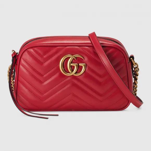 古驰/Gucci GG Marmont系列小号绗缝肩背包 447632 DTD1T 6433-小迈步海淘品牌官网