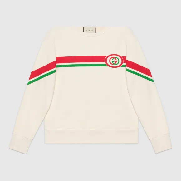 古驰/Gucci 互扣式 G 印花卫衣 475532 XJBCM 9230-小迈步海淘品牌官网