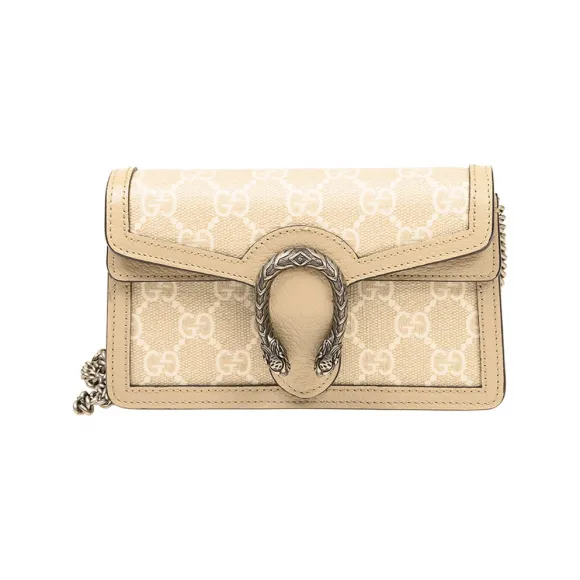 古驰/Gucci DIONYSUS 杏色 PVC 手袋 476432-UULBN-9683-小迈步海淘品牌官网