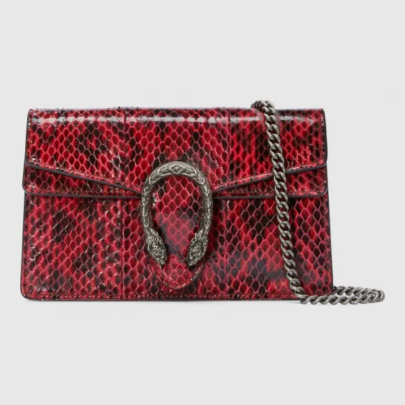 古驰/Gucci Dionysus系列蛇皮超迷你手袋 476432 LOO0N 6433-小迈步海淘品牌官网