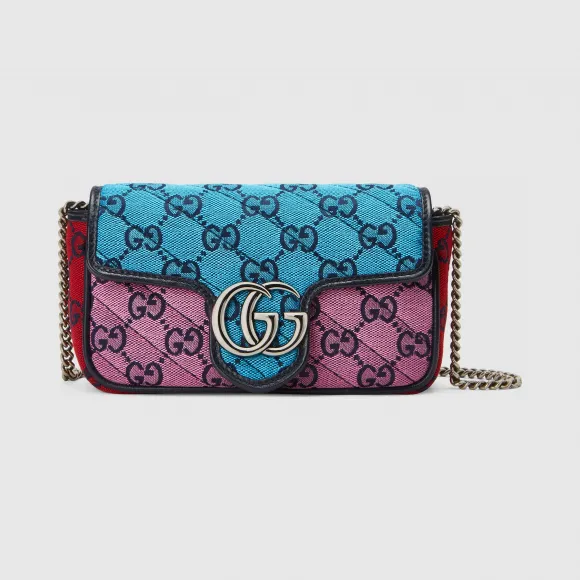 古驰/Gucci GG Multicolor系列GG Marmont超迷你手袋 476433-2UZDN-4165-小迈步海淘品牌官网