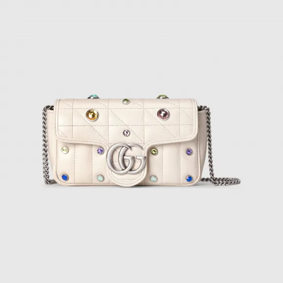 古驰/Gucci GG Marmont系列超迷你手袋 476433-DTD8X-9171 -小迈步海淘品牌官网