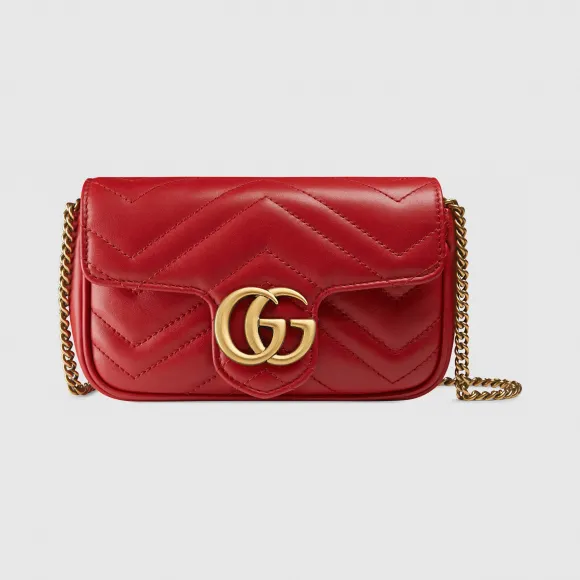 古驰/Gucci GG Marmont系列绗缝皮革超迷你手袋 476433-DTDCT-6433-小迈步海淘品牌官网