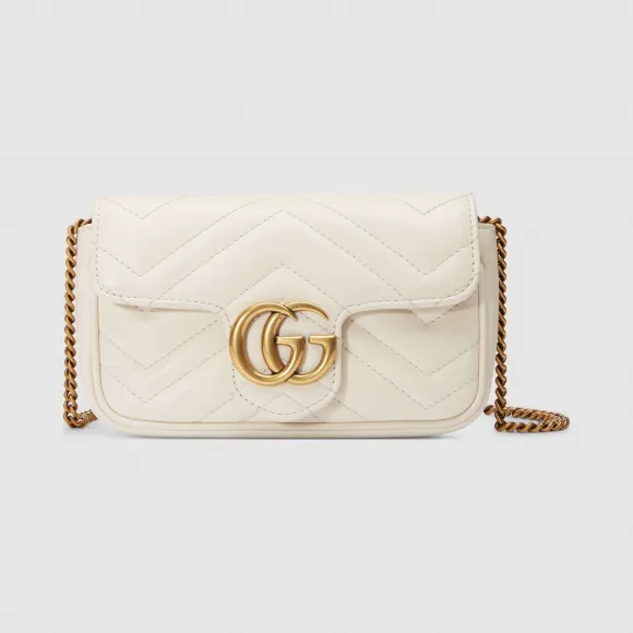 古驰/Gucci GG Marmont系列绗缝皮革超迷你手袋 476433-DTDCT-9022-小迈步海淘品牌官网