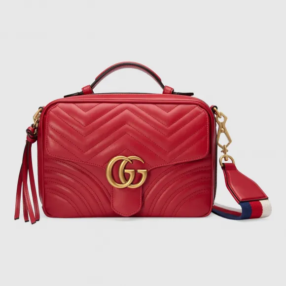 古驰/Gucci GG Marmont系列绗缝肩背包 498100 DTDPT 8227-小迈步海淘品牌官网