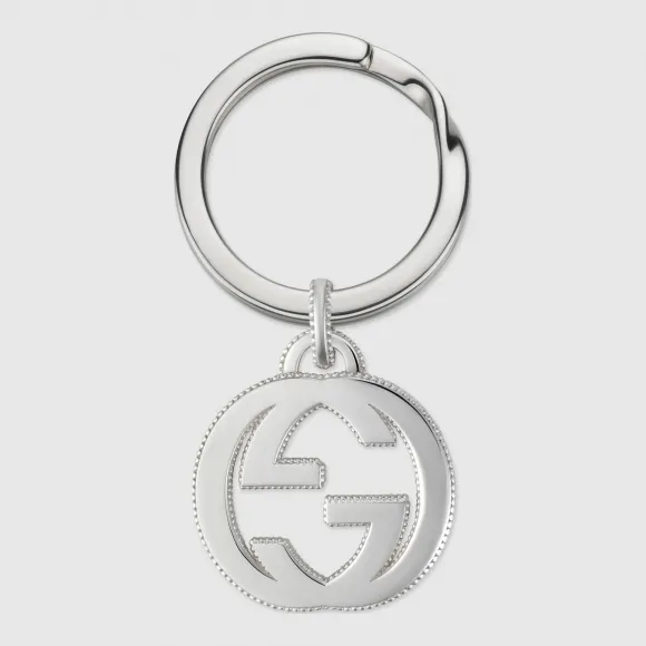 古驰/Gucci Interlocking G纯银钥匙链 499033 J8400 8106-小迈步海淘品牌官网