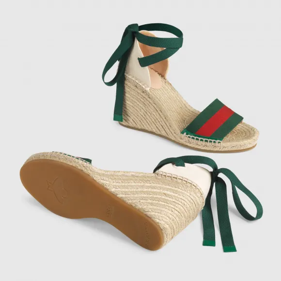 古驰/Gucci 条纹织带厚底草编鞋 525728_H91K0_8473-小迈步海淘品牌官网