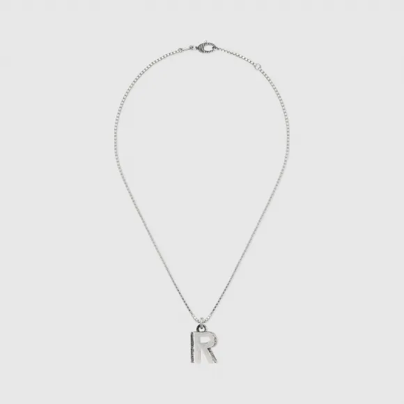 古驰/Gucci 字母“R”银项链 606860_J8400_0811-小迈步海淘品牌官网