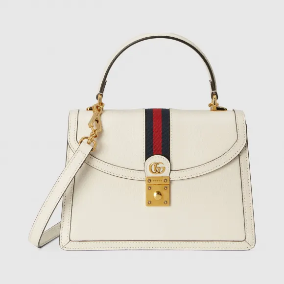 古驰/Gucci Ophidia系列织带小号手提包 651055-DJ2DX-8454-小迈步海淘品牌官网