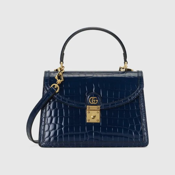 古驰/Gucci [Ophidia] 小号鳄鱼皮手提包 651055-EV40A-4157-小迈步海淘品牌官网