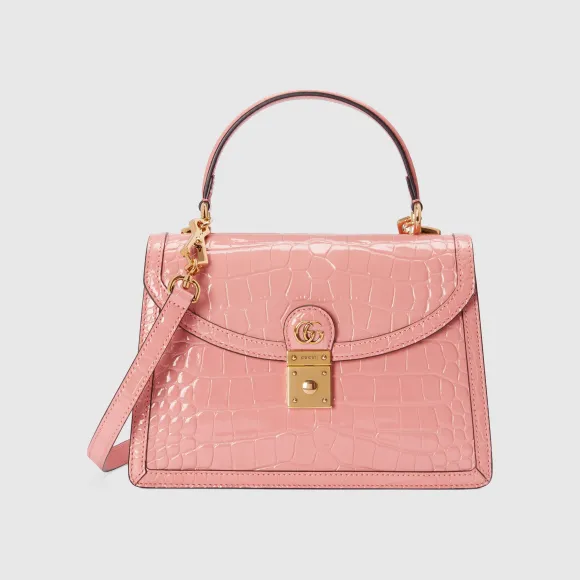 古驰/Gucci [Ophidia] 小号鳄鱼皮手提包 651055-EV40A-5724-小迈步海淘品牌官网