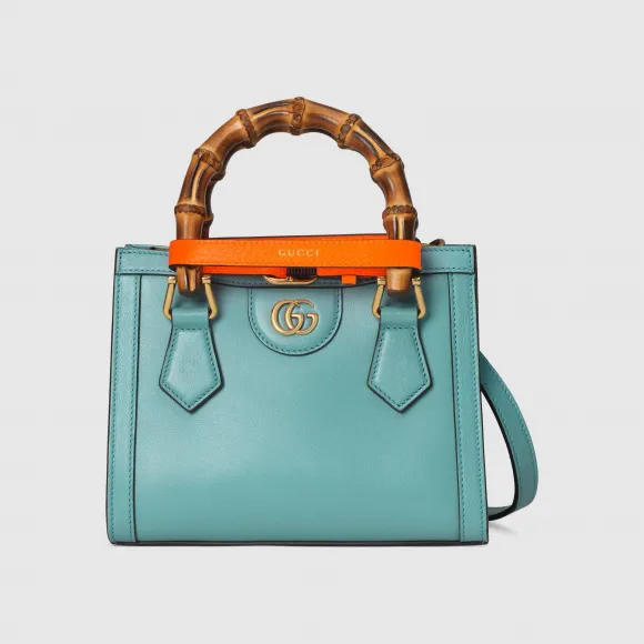 古驰/Gucci Gucci Diana竹节迷你托特包 655661-17QDT-4972 -小迈步海淘品牌官网