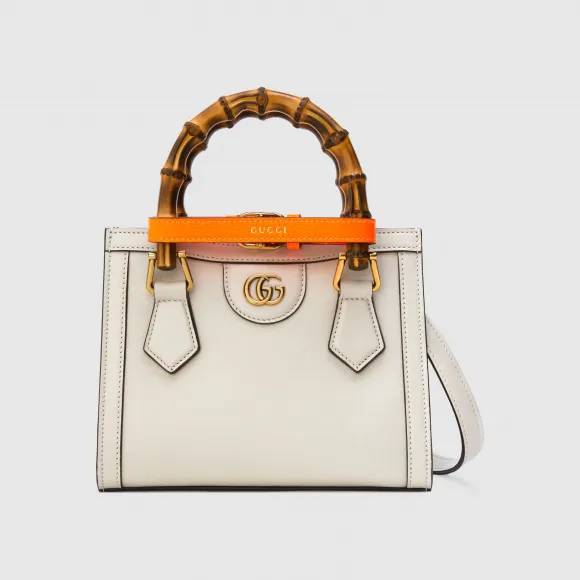 古驰/Gucci Gucci Diana竹节迷你托特包 655661-17QDT-9060 -小迈步海淘品牌官网