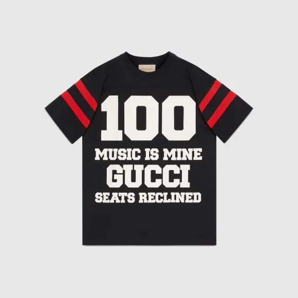 古驰/Gucci Gucci 100特别系列棉质T恤 660744-XJDW5-1152 -小迈步海淘品牌官网