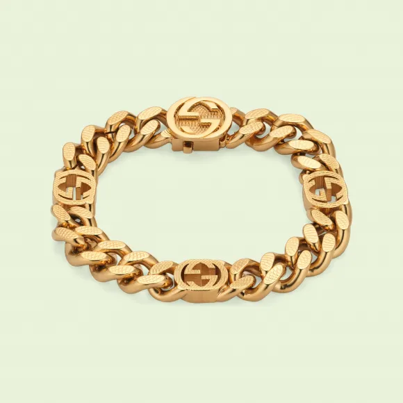 古驰/Gucci Interlocking G手链 675758-I4600-8005 -小迈步海淘品牌官网