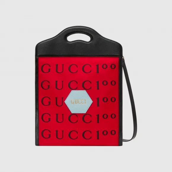 古驰/Gucci Gucci 100特别系列中号托特包 676312-979FG-6762 -小迈步海淘品牌官网