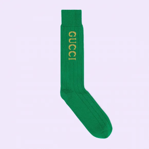古驰/Gucci 针织棉质长袜 732697-4GAGA-3100-小迈步海淘品牌官网