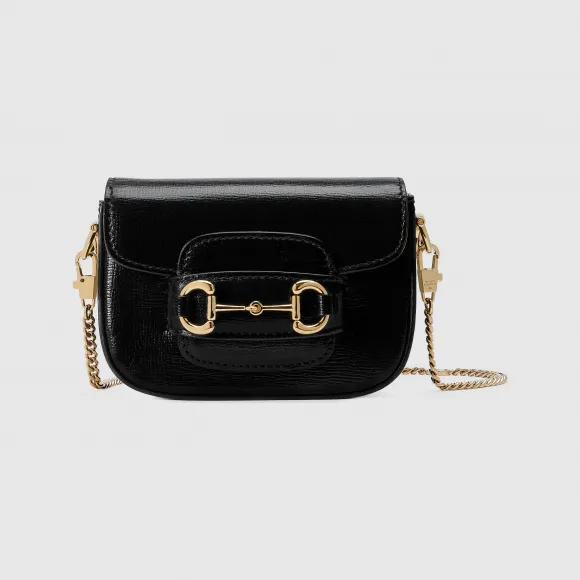 古驰/Gucci [Gucci 马衔扣 1955] 迷你包 760253-AAA7G-1000-小迈步海淘品牌官网