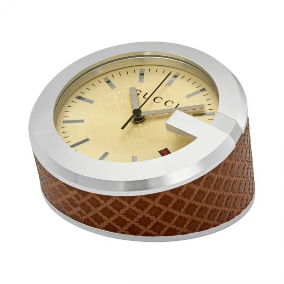 古驰/Gucci G-clock系列 钢 石英机芯 中性表 YC210005-小迈步海淘品牌官网