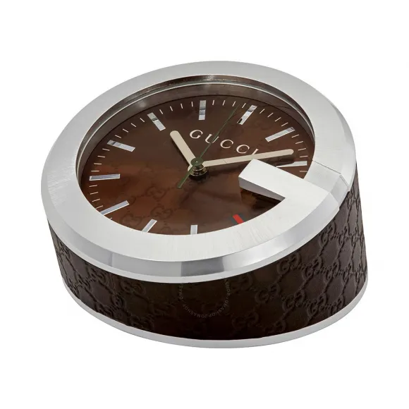 古驰/Gucci G-clock系列 钢 石英机芯 中性表 YC210007-小迈步海淘品牌官网