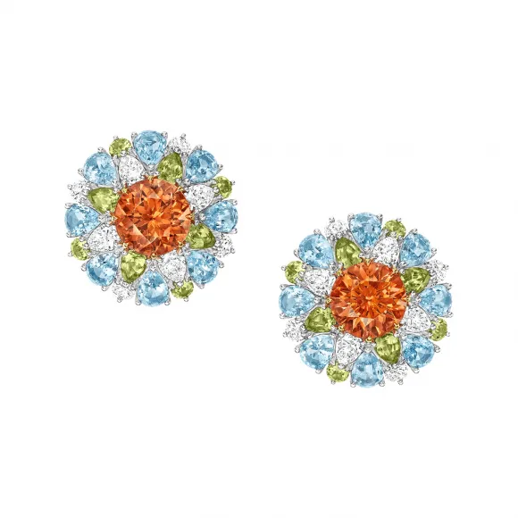 海瑞温斯顿/HarryWinston Winston Candy锰铝榴石耳环 751301-小迈步海淘品牌官网