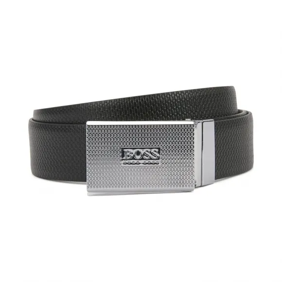 雨果博斯/Hugo Boss 男士针扣加牌扣双面皮革腰带 hbas50419568002-小迈步海淘品牌官网