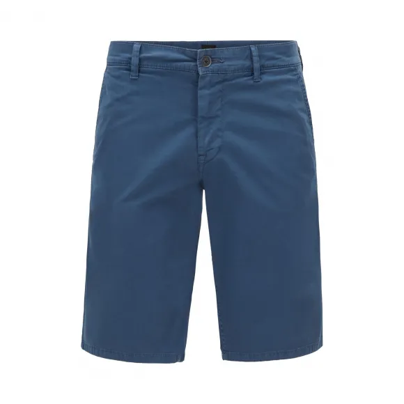 雨果博斯/Hugo Boss 轻盈弹力棉斜纹布修身休闲短裤 50430899414-小迈步海淘品牌官网