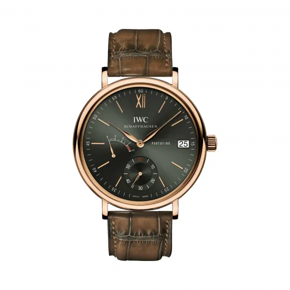 万国/IWC 18K红金表壳 手动机械机芯 IW510118-柏涛菲诺系列手动上链八日动力储备腕表-小迈步海淘品牌官网