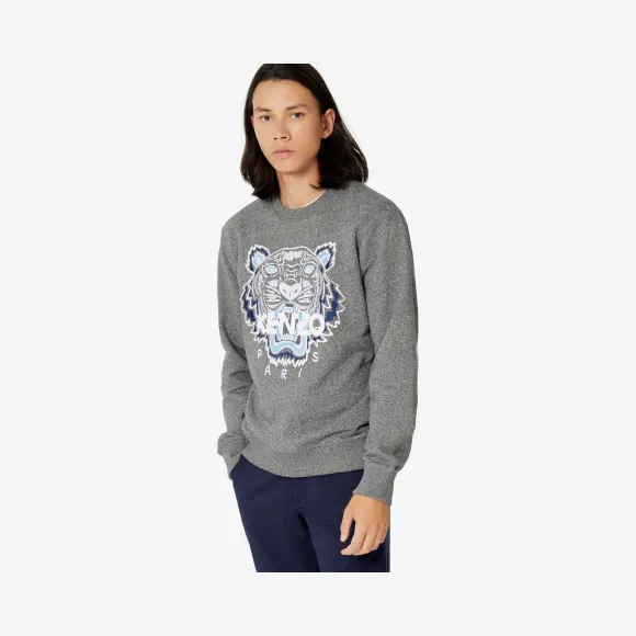 凯卓/Kenzo 煤灰色 运动衫 老虎运动衫 FA55SW0014XA.98.L-小迈步海淘品牌官网