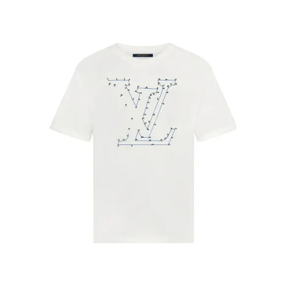 路易威登/Louis Vuitton(LV) LV STITCH 印花刺绣 T 恤 1A7X56-小迈步海淘品牌官网