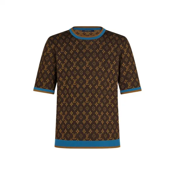 路易威登/Louis Vuitton(LV) MONOGRAM 复古针织短袖套头衫 1A8CLA-小迈步海淘品牌官网