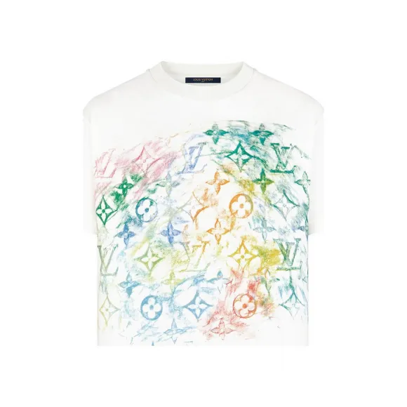 路易威登/Louis Vuitton(LV) PASTEL MONOGRAM 印花 T 恤 1A8GUS-小迈步海淘品牌官网