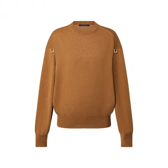 路易威登/Louis Vuitton(LV) D 形环细节羊绒套头衫 - 女装 - 成衣 1AB6V3-小迈步海淘品牌官网