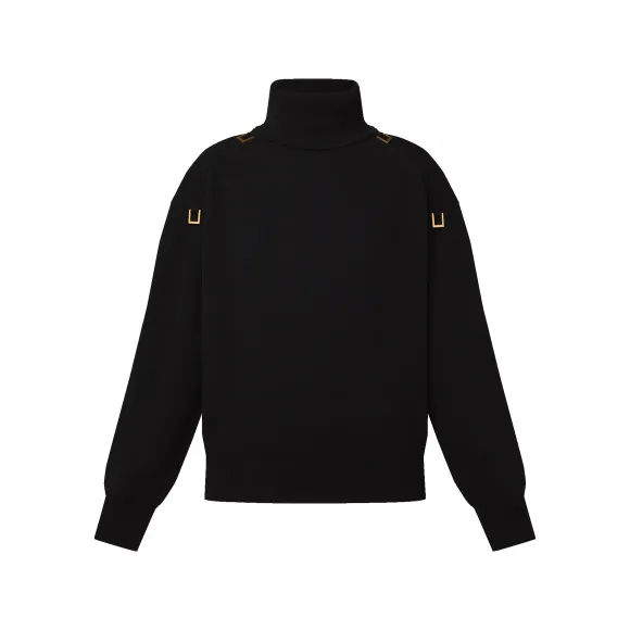 路易威登/Louis Vuitton(LV) D 形环细节高领衬衫 - 成衣 1ABSJD-小迈步海淘品牌官网