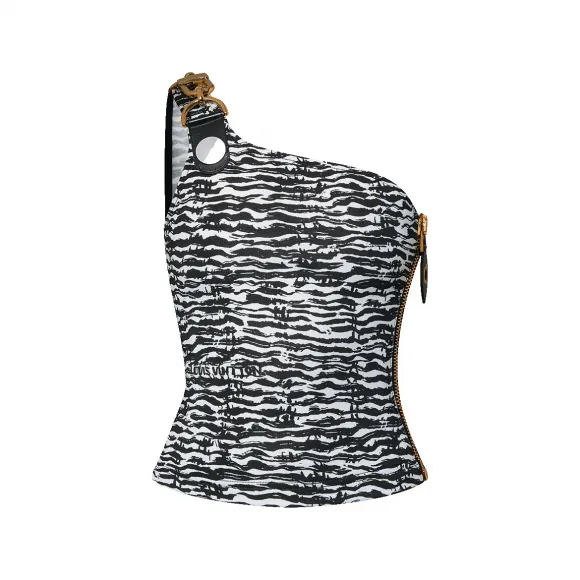 路易威登/Louis Vuitton(LV) Ink Tiger XXL 细节一字肩上衣 - 奢华上衣 - 成衣| SHOPBOP 女子 ...