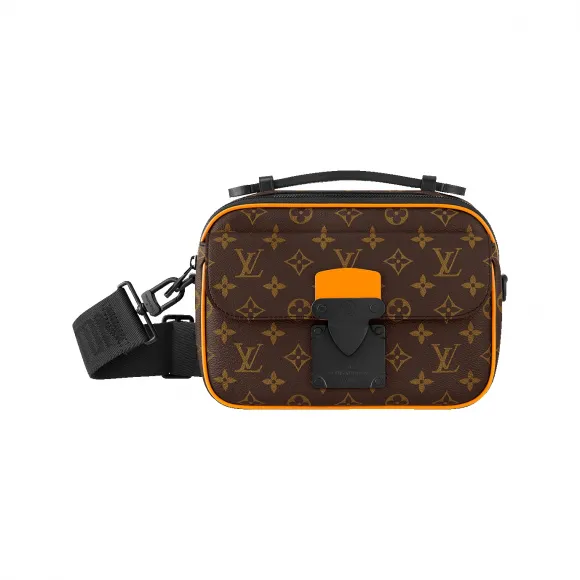 路易威登/Louis Vuitton(LV) S-Lock 信差袋 Monogram Macassar 帆布 - 皮具系列 M46688-小 ...