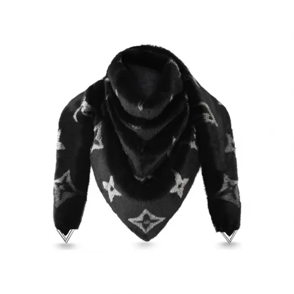 路易威登/Louis Vuitton Monogram Vison 围巾 M71131-小迈步海淘品牌官网