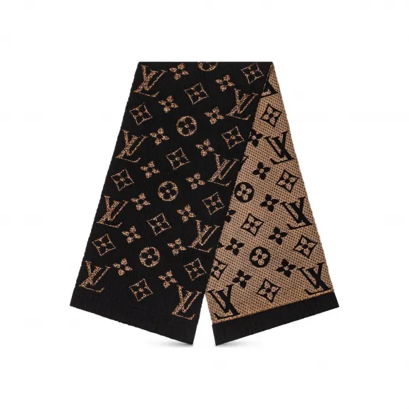 路易威登/Louis Vuitton(LV) 女士 MONOGRAM GIANT JUNGLE LOGOMANIA 围巾 M75885-小迈步 ...