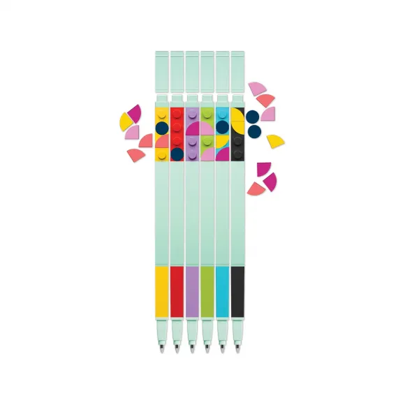 乐高/Lego Gel Pen 6 Pack 5006275 | DOTS 5006275-小迈步海淘品牌官网