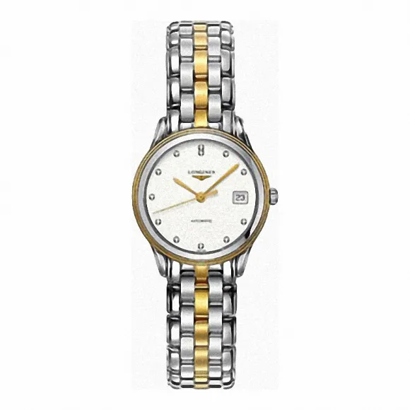 浪琴/Longines 军旗系列 自动机械 18K金 精钢 女表 L4.274.5.27.7-小迈步海淘品牌官网