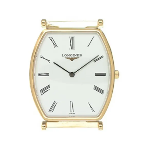 浪琴/Longines 嘉兰系列 29.70 X 32.50 MM 黄色 PVD 2N 石英机芯 男表 L4.705.2.11.1-小迈步海淘品牌官网