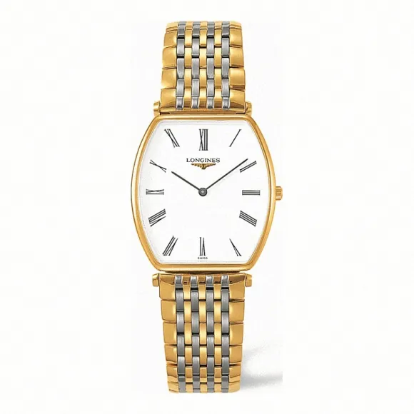 浪琴/Longines 嘉岚系列 石英 精钢镀18K金 男表 L4.705.2.11.7-小迈步海淘品牌官网