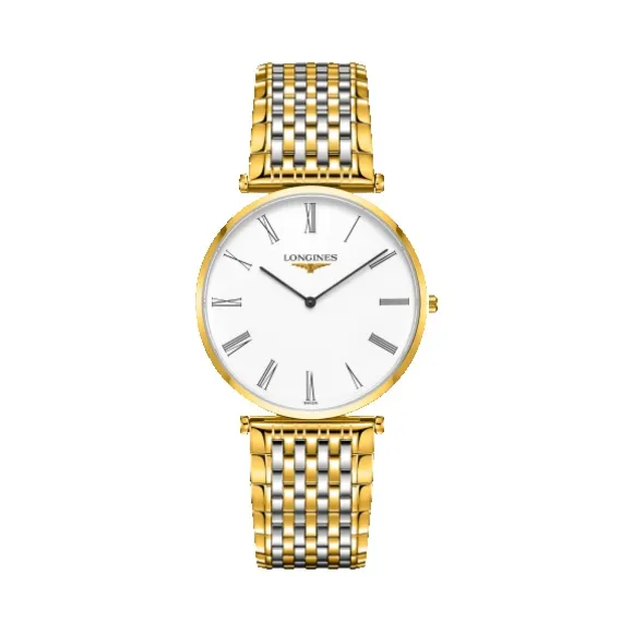 浪琴/Longines 嘉岚系列 石英 精钢镀18K金 男表 L4.766.2.11.7-小迈步海淘品牌官网