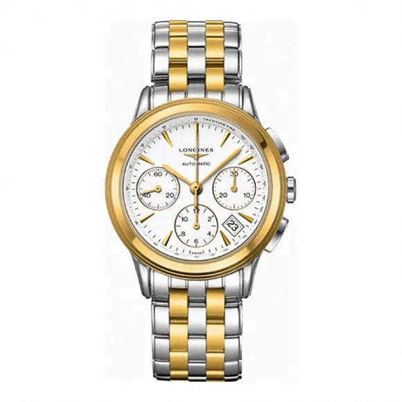 浪琴/Longines 军旗系列 自动机械 精钢 镀金 男表 L4.803.3.22.7-小迈步海淘品牌官网