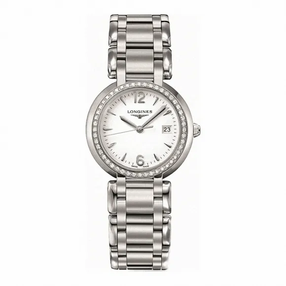 浪琴/Longines 心月系列 石英 精钢 镶钻 女表 L8.112.0.16.6-小迈步海淘品牌官网