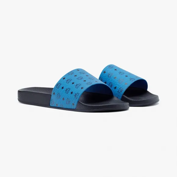 MCM Women‘s Visetos Rubber Slides MES8AMM60H9038-小迈步海淘品牌官网