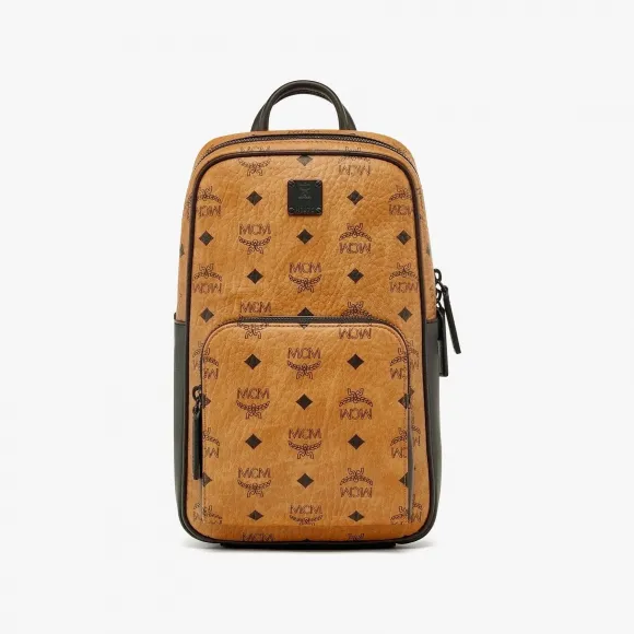 MCM 干邑色 背包 MMLDSTA01CO001-小迈步海淘品牌官网